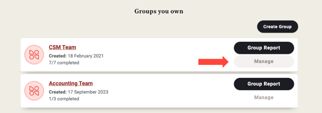 Accessing Group and Individual Reports – Aperian Help Center